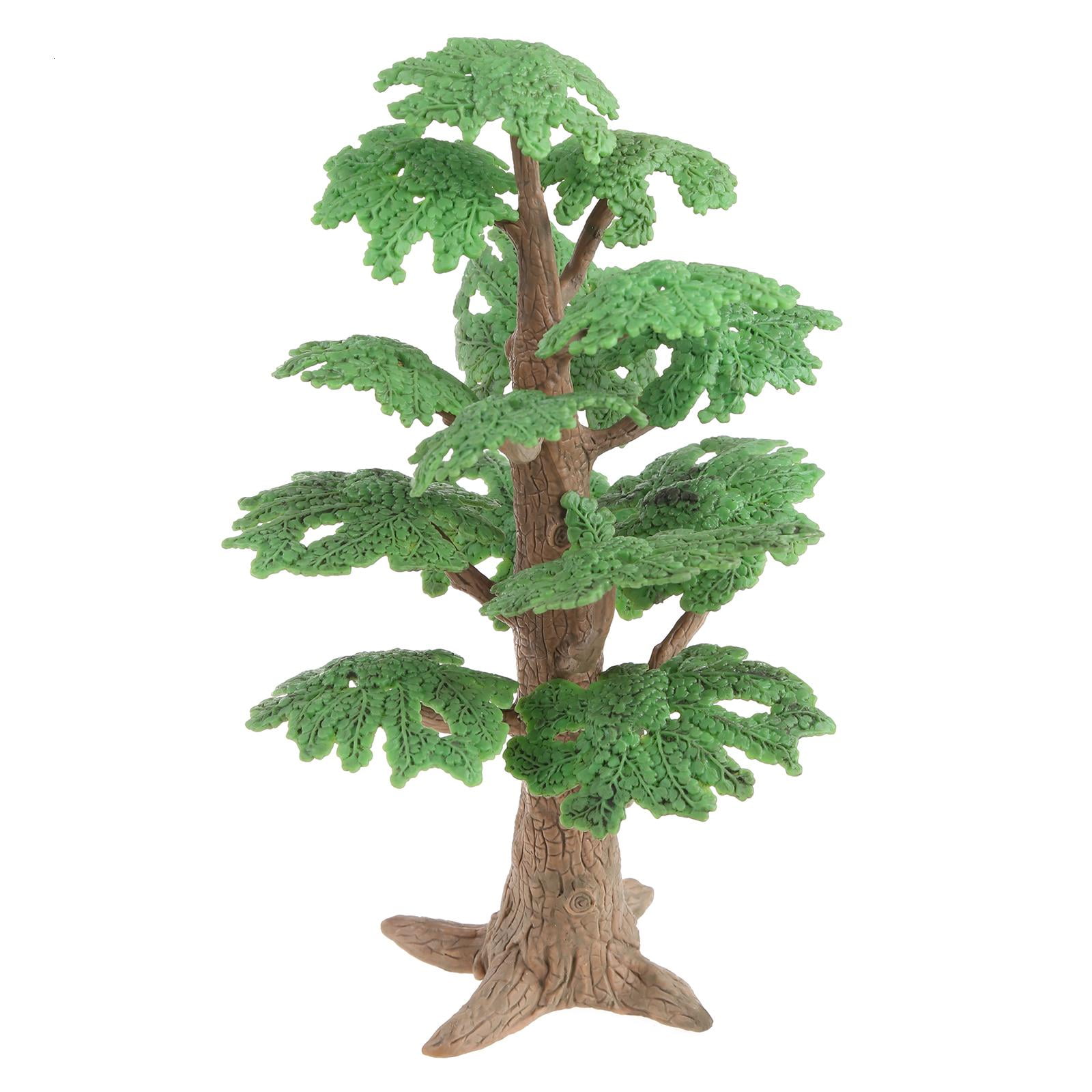 LAIQIEN Miniature Artificial Trees Green Scenery Landscape Model Tree ...