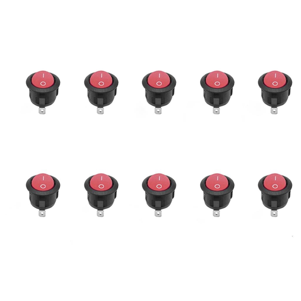 LAIQIEN Multipurpose Rocker Switches With Three Color for Clear Status ...