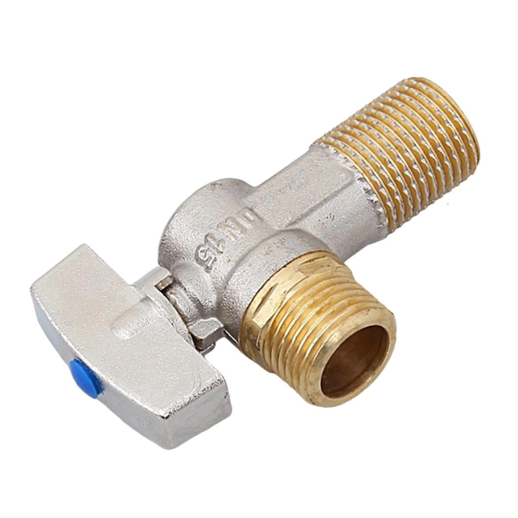 LAIQIEN Practical Sturdy Brass Angle Stop Valves for Hot and Cold Water ...