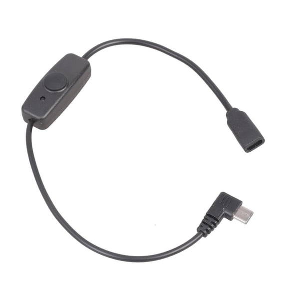 LAIQIEN Right Angle Design USB C Extension Cord With Switching And ...