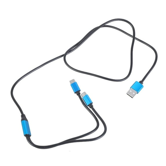 LAIQIEN USB A To Double USB C Cable With One Data And Charging Port And ...