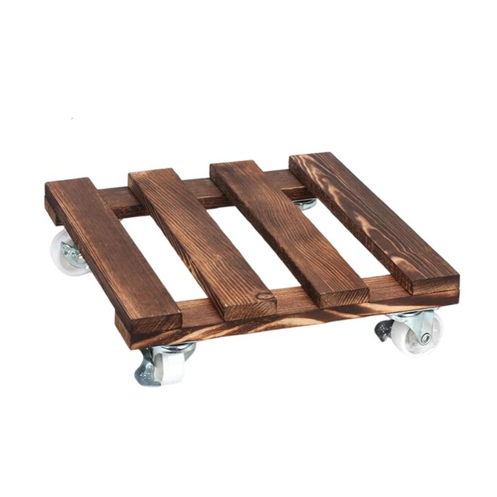 LAIQIEN Weather Resistant Plant Pot Movable Tray Featuring Rustproof ...