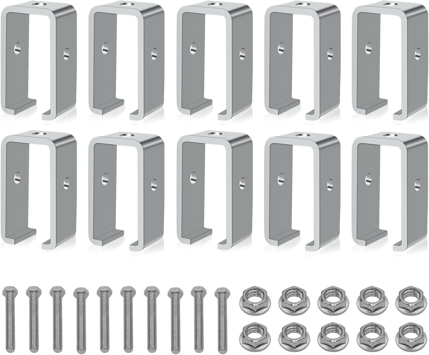 LAJIAOZ 10 Pack Strut Channel Trolley Track Hanger Bracket for UNISTRUT ...