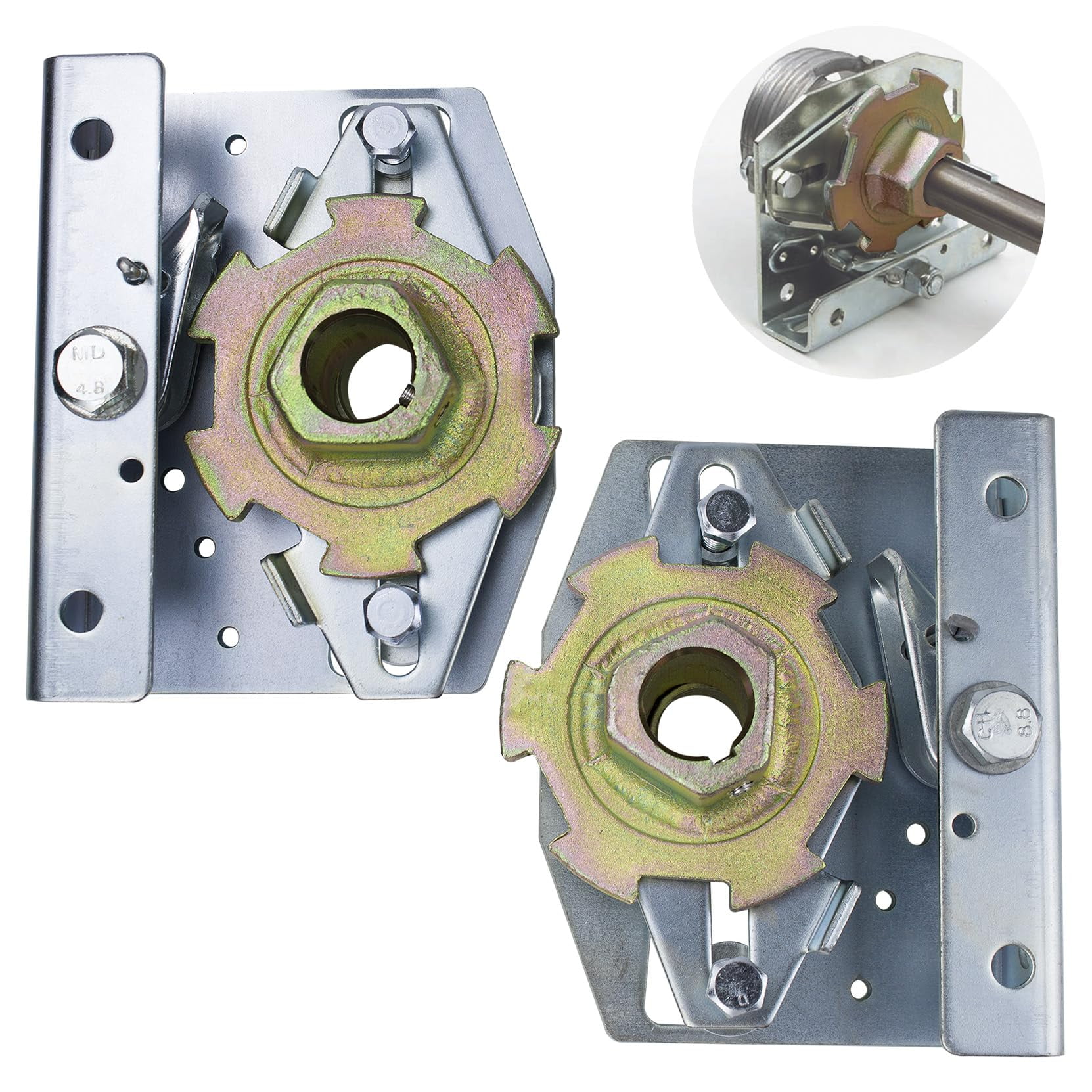 LAJIAOZ Pairs of Garage Door Spring Break Device Right and LeftC40 ...