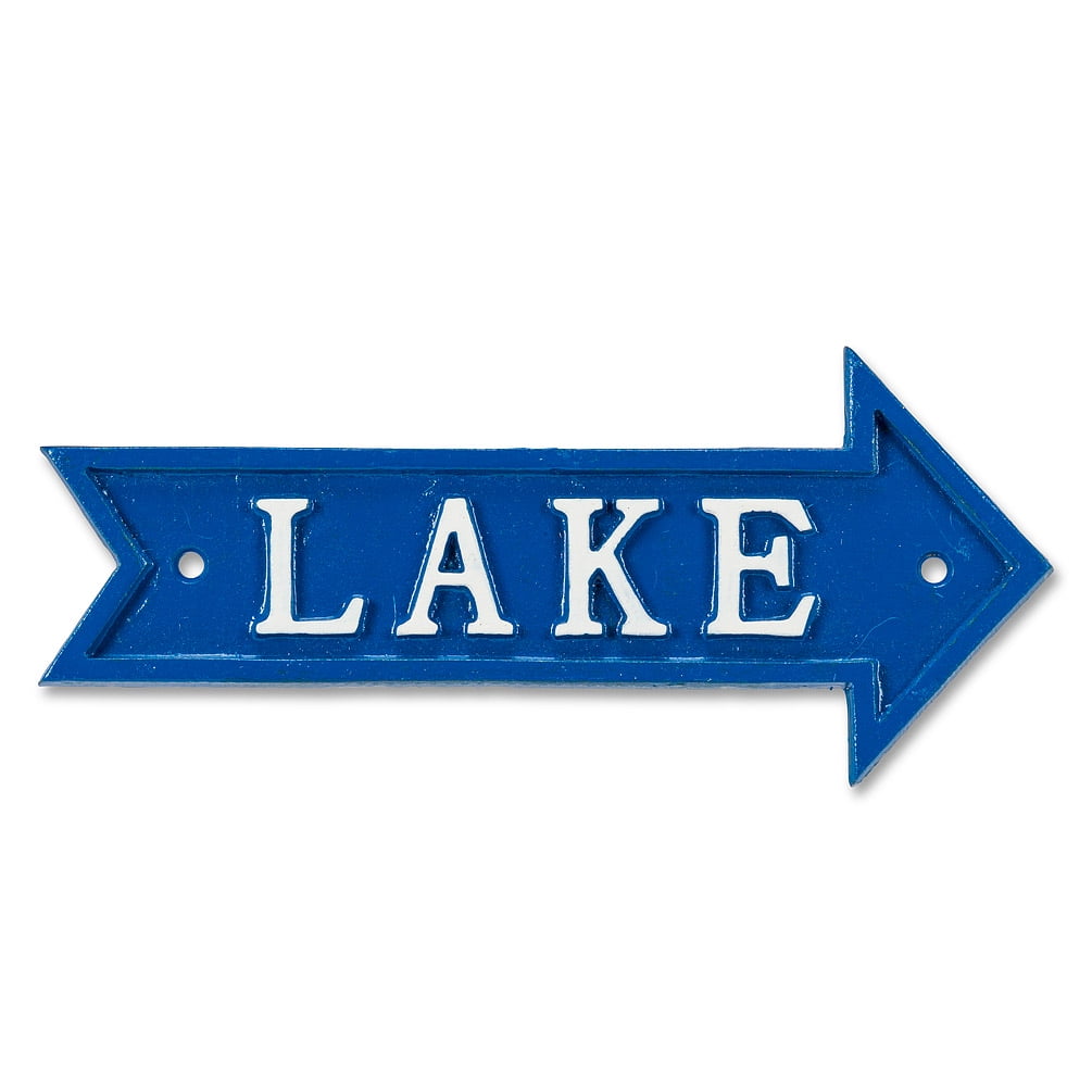 LAKE Arrow Sign - Walmart.com