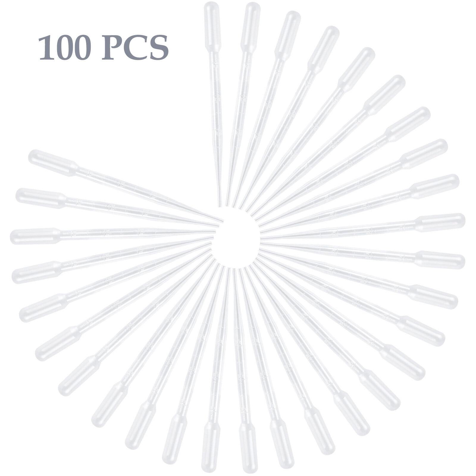 LAKESHORE TRADE 100-Piece 3ml Disposable Pipettes - Walmart.com