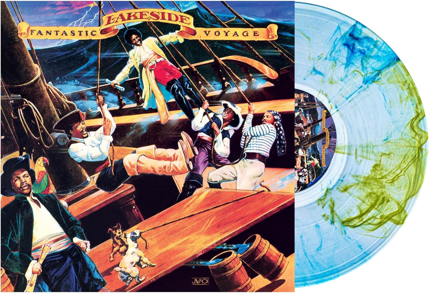 LAKESIDE - Fantastic Voyage (Transparent Blue With Blue & Green Swirl Vinyl 160g)- vinyl records ...