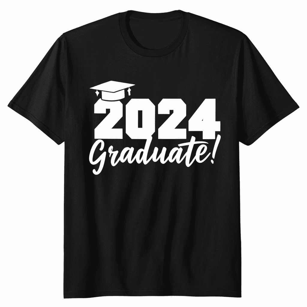 LAKIDAY 2024 Graduate T Shirt Proud 2024 Senior College Graduation Tee ...