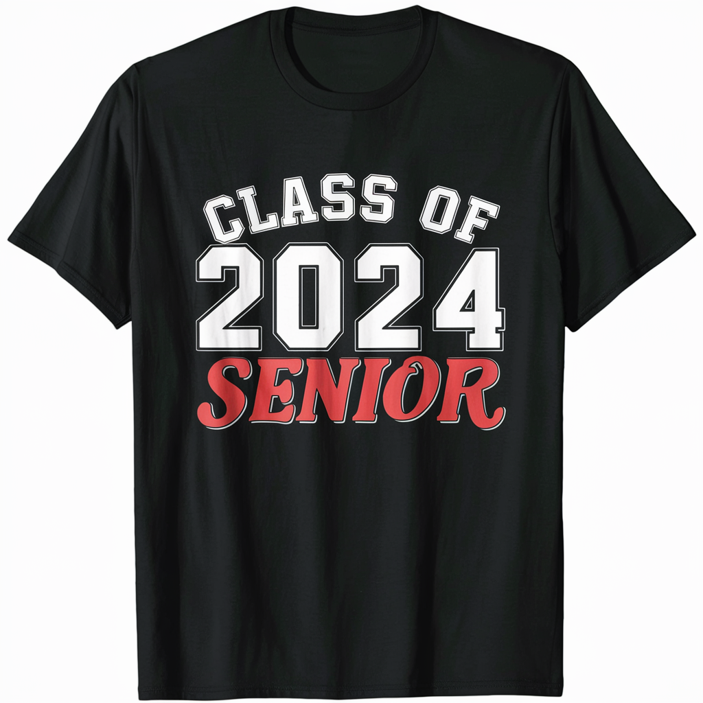 LAKIDAY Class of 2024 T Shirt Graduation T Shirt High School Grad Squad ...