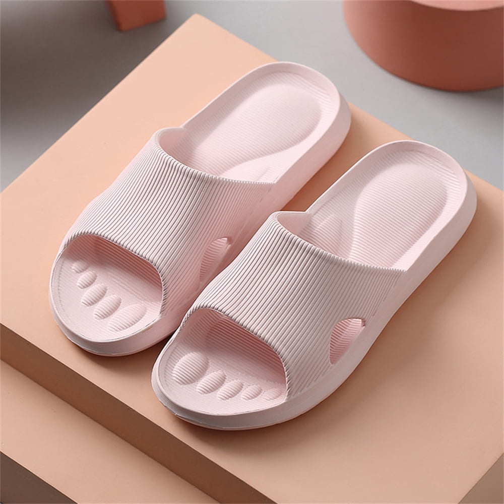 LAKIDAY EVA Bathroom Bathing Slippers, Women Massage Antibacterial Anti ...
