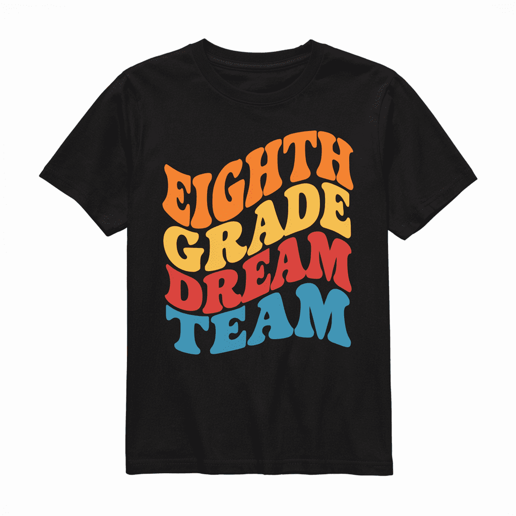 LAKIDAY Eighth Grade Dream Team Teacher Shirt 8th Grade Teaching Tee ...
