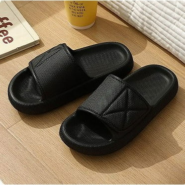 SNJ Women's Lightweight Comfort Soft Slides EVA Adjustable Double ...