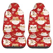 BDK 2-Tone PU Leather Car Seat Covers Split Bench Side Airbag Safe with ...