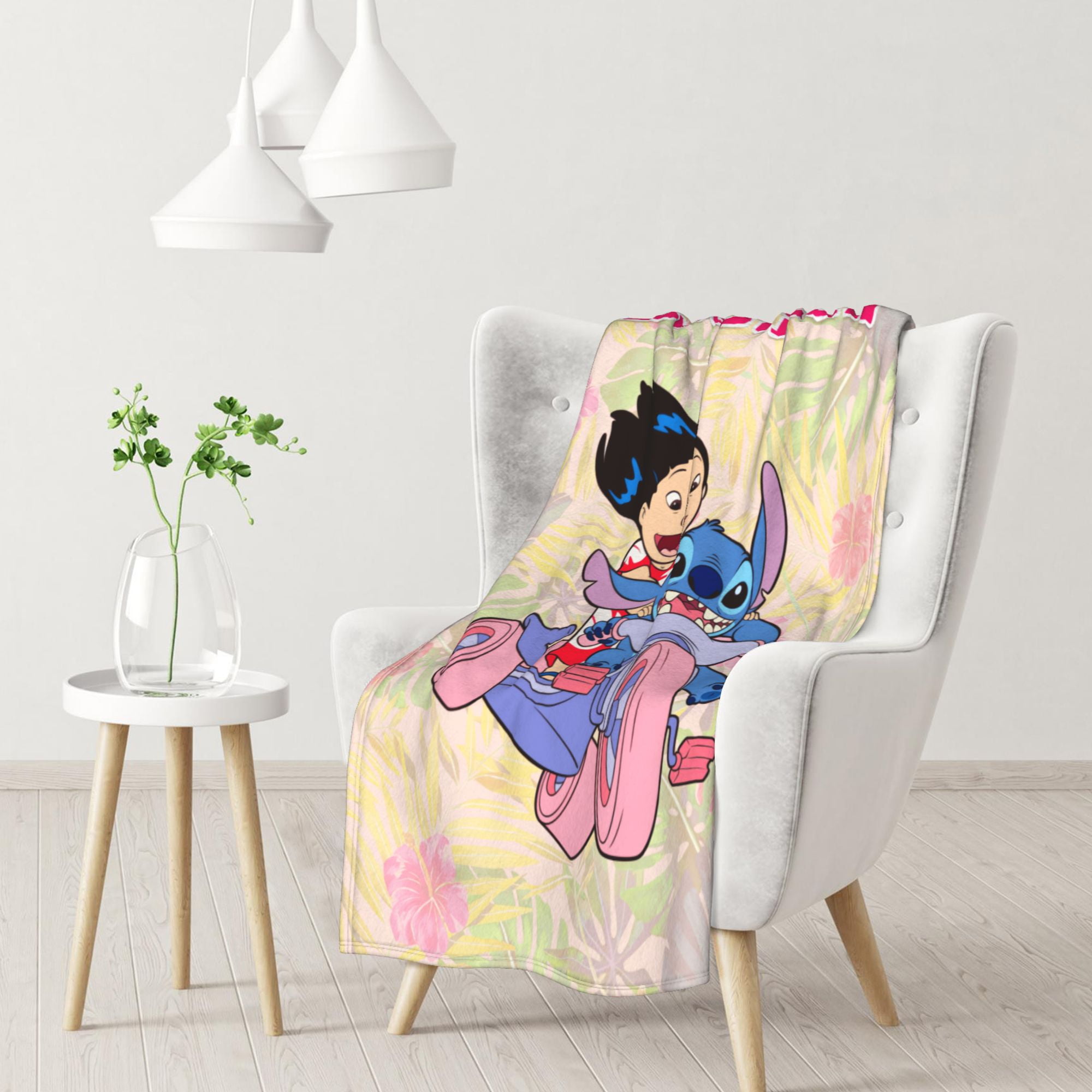 LAKIMCT Happy Lilo Stitch Blanket 30x40 Inch, Ultra-Soft Lightweight ...