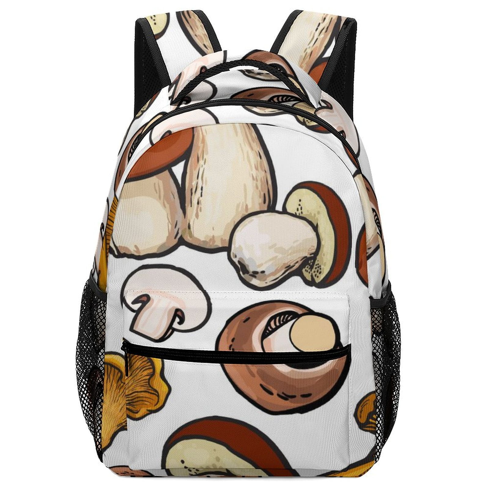 LAKIMCT Kids Backpack, Mushroom Schoolbag for Boys Girls with Padded ...