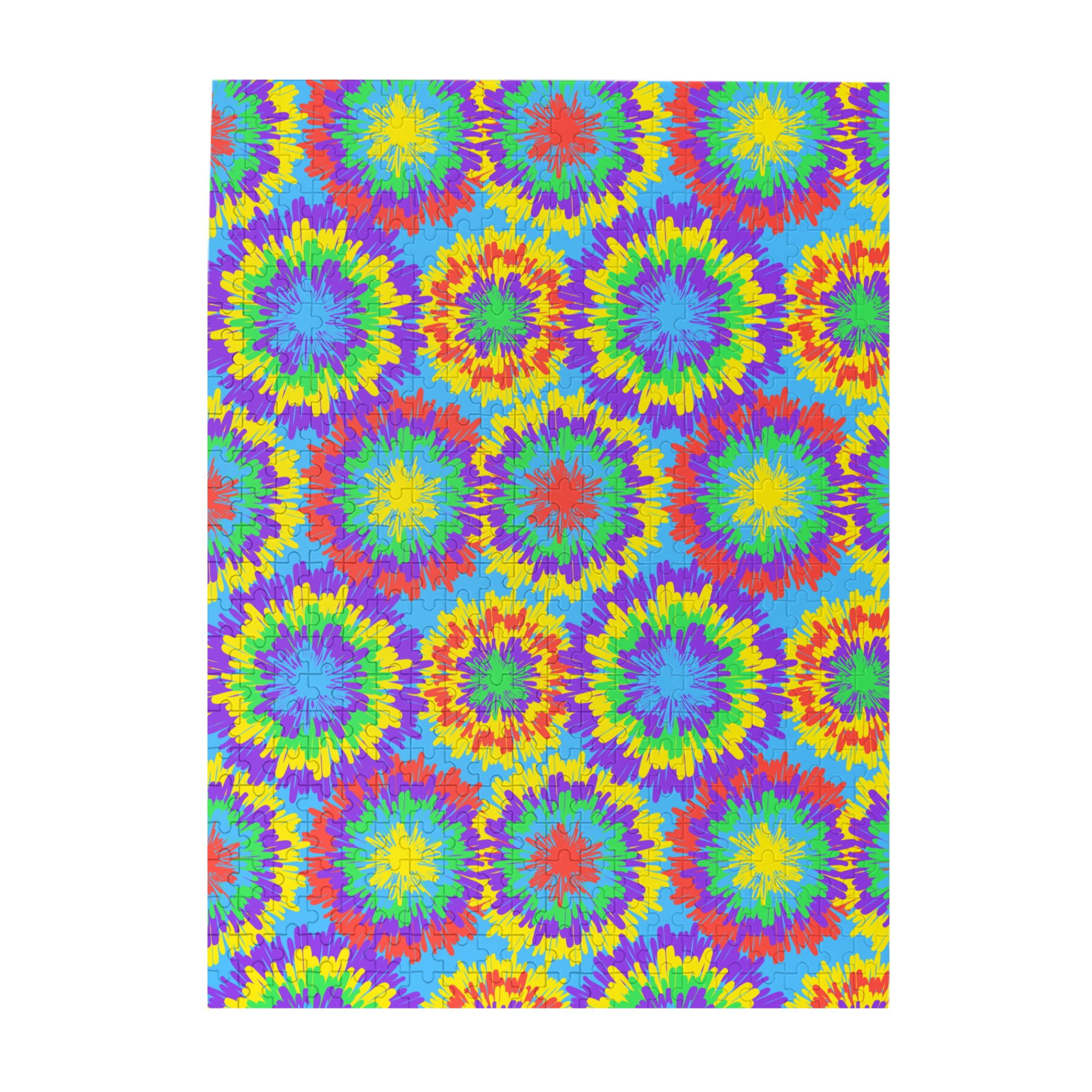 LAKIMCT Splash Drops Jigsaw Puzzles 500 Pieces, Wooden Puzzle Pieces ...