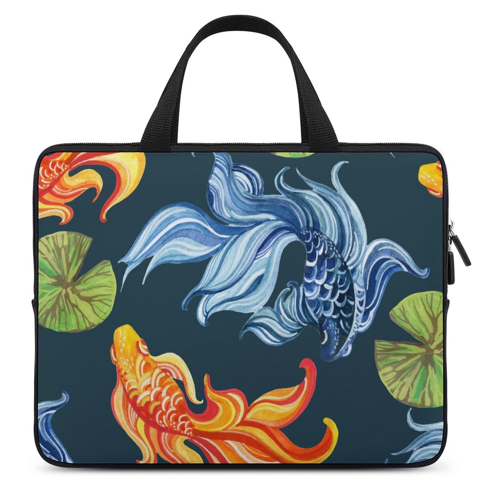 LAKIMCT Watercolor Goldfishes Laptop Bag Computer Bag Briefcase ...