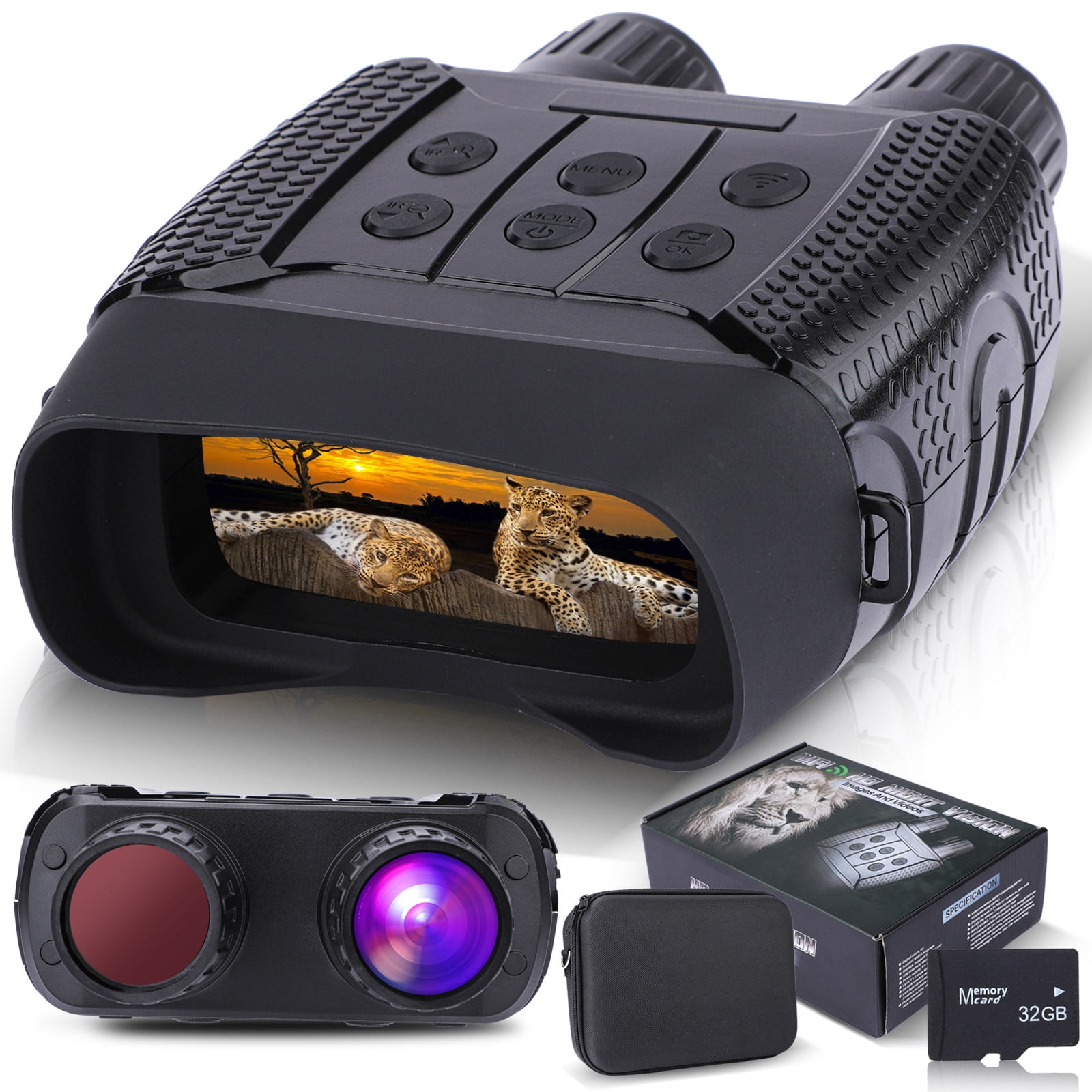 Walmart High Power Night Vision Goggles - Infrared Binoculars with 32GB ...