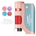 LAKWAR, Microscope for Kids, Pocket Microscope, with 5 Slides - Walmart.com