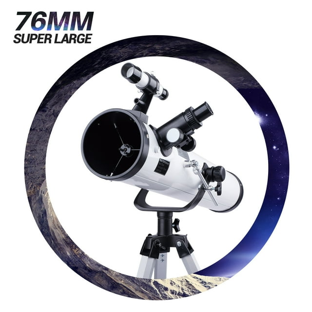 LAKWAR High Powered Telescope 700mm/76mm with Tripod, Shutter & Phone Adapter for Beginners ...