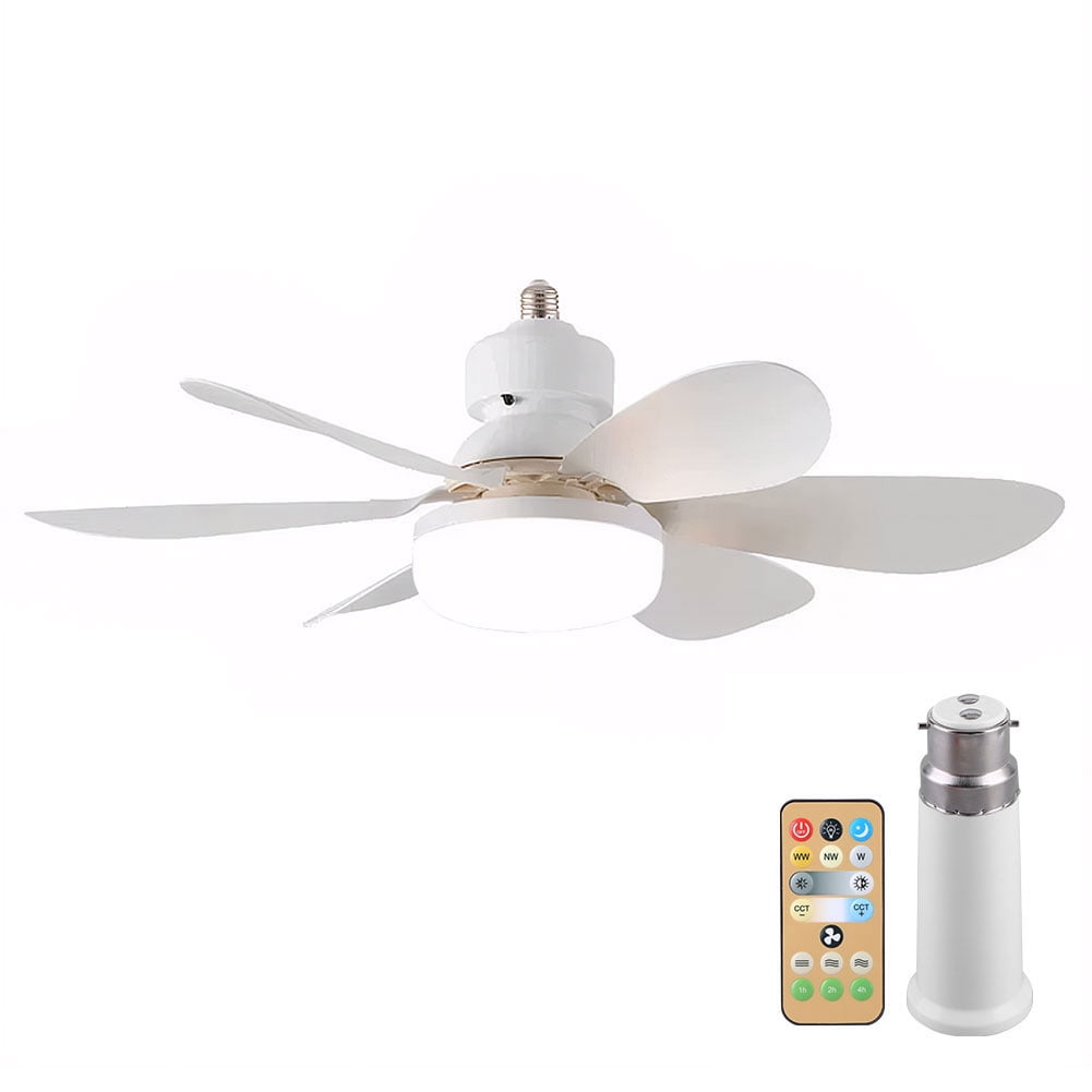 LALA Ceiling Fan,Portable Ceiling Fans with Lights,3 Color Dimmable 3 ...