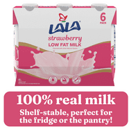 LALA Probiotic Protein Yogurt Smoothie Drink, Low Fat, Strawberry, 7 oz ...