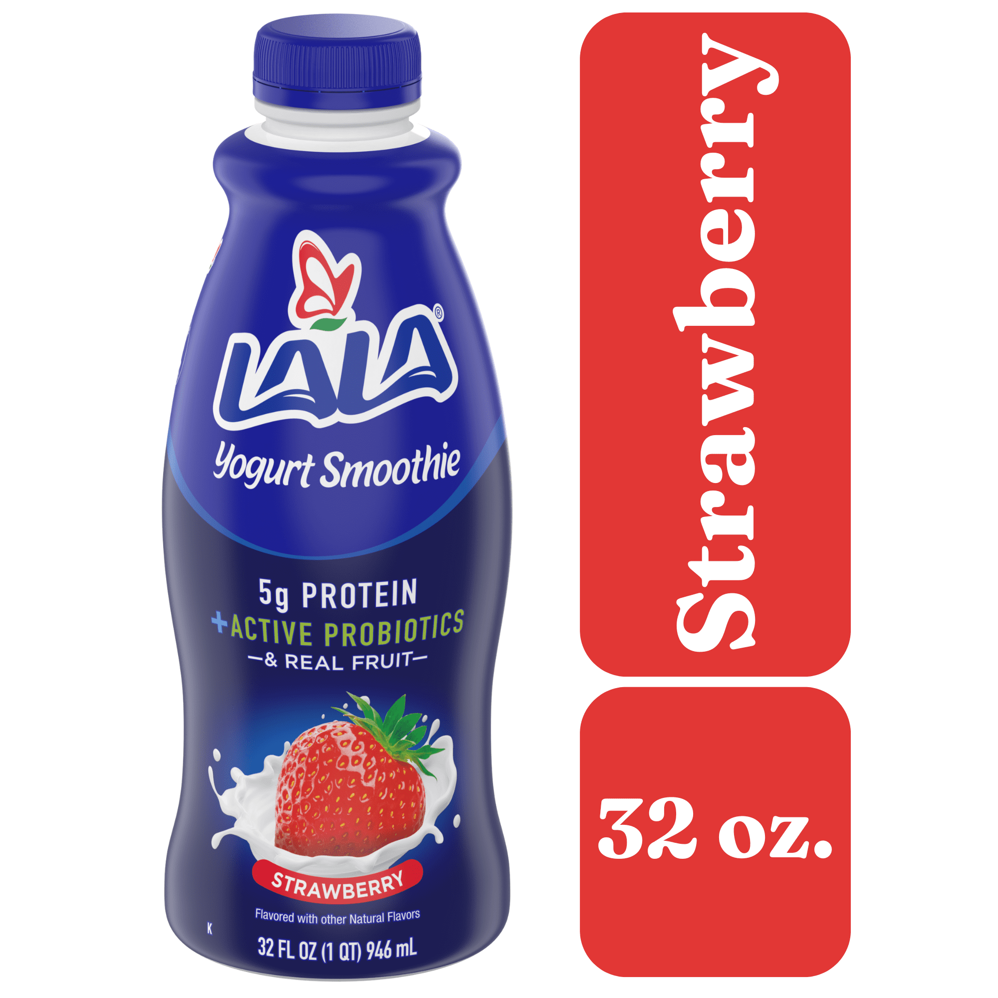 LALA Probiotic Protein Yogurt Smoothie Drink for Kids and Adults ...
