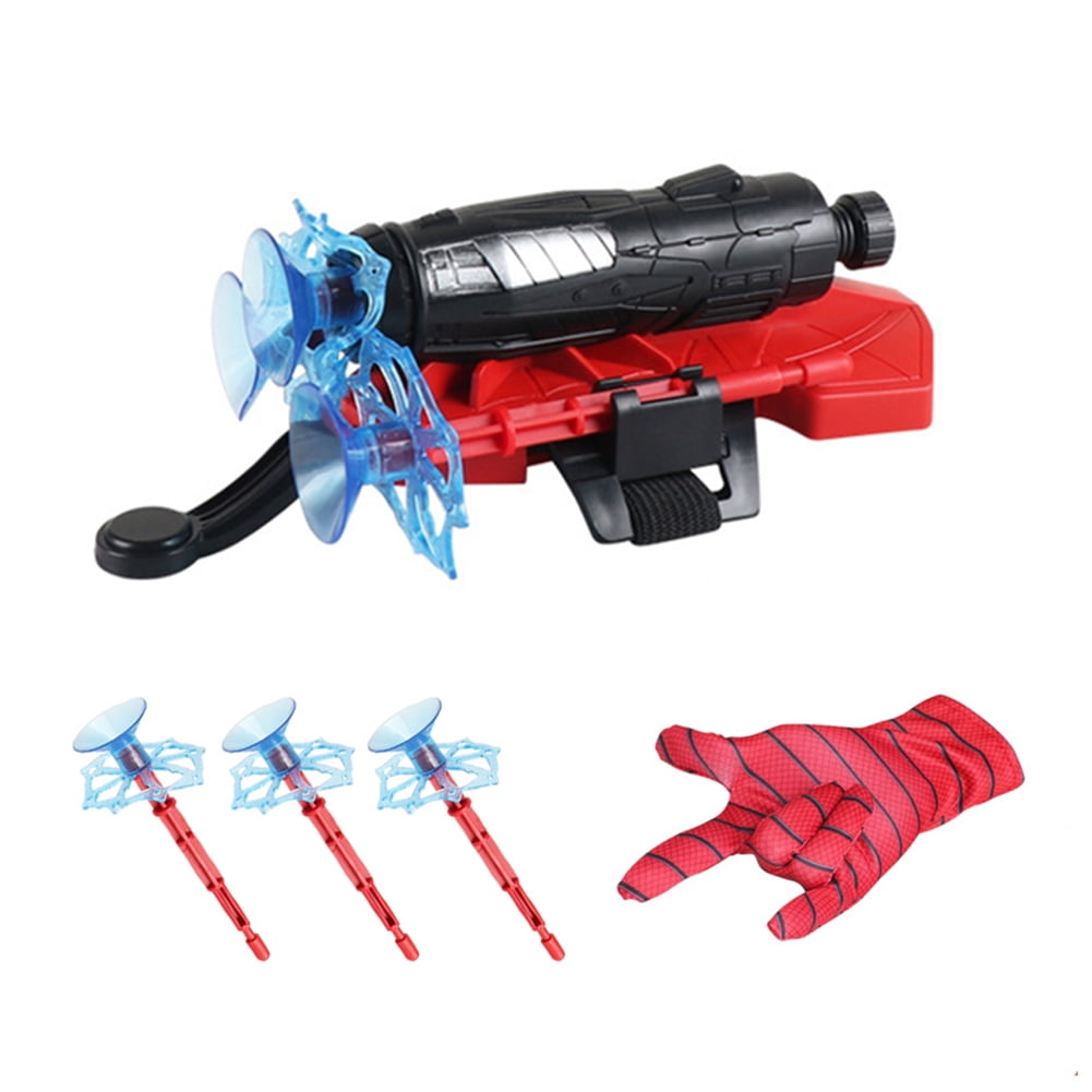 LALA Spider Web Shooter, Wrist Launcher Toys with Superhero Glove, Kids Cosplay Costume ...