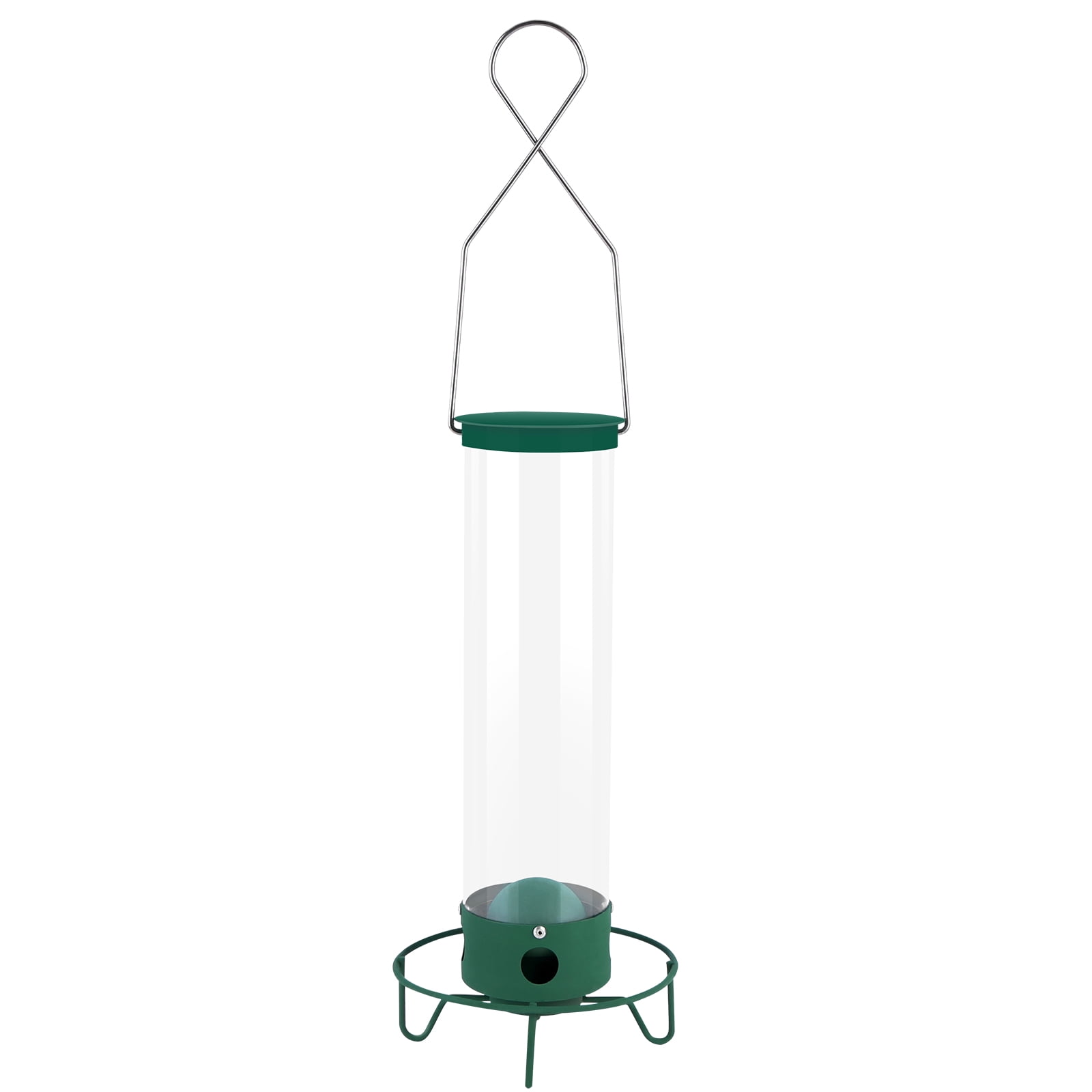 LALA Squirrel Proof Bird Feeder, Weight Activated Squirrel Proof Metal ...