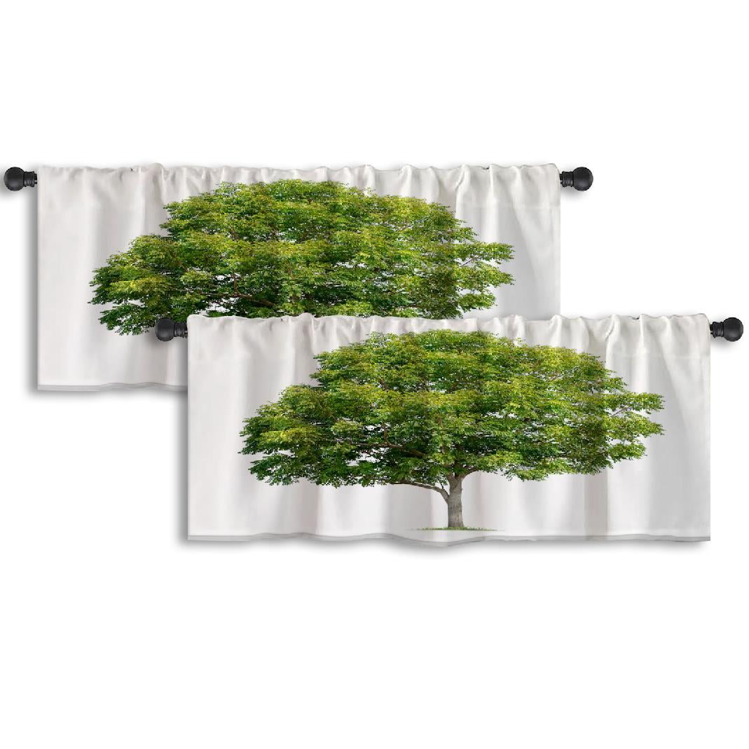 LALILO Kitchen Curtain Valance Arabic Indian Asian Oriental Rod Pocket ...