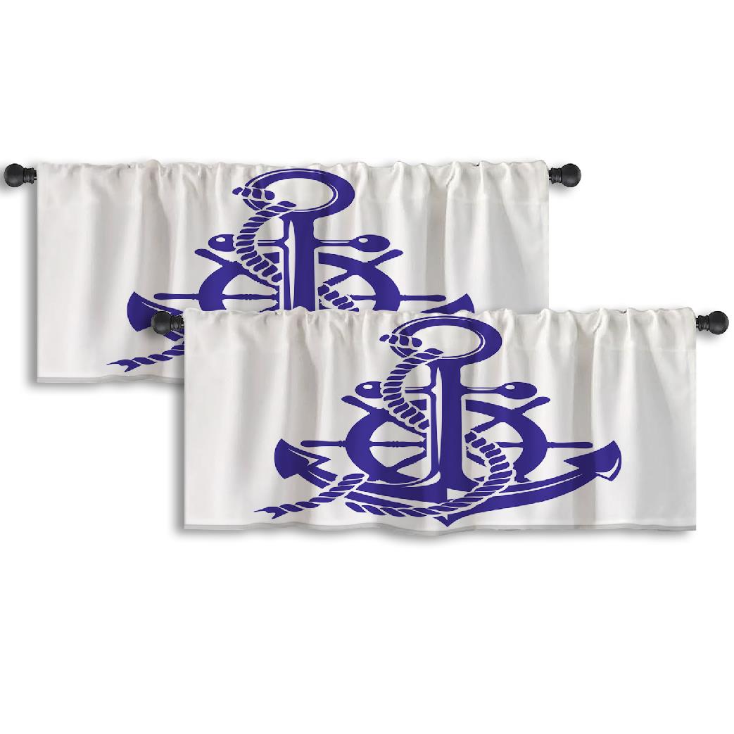 LALILO Kitchen Curtain Valance Arabic Mandala Ornamental Round Rod ...