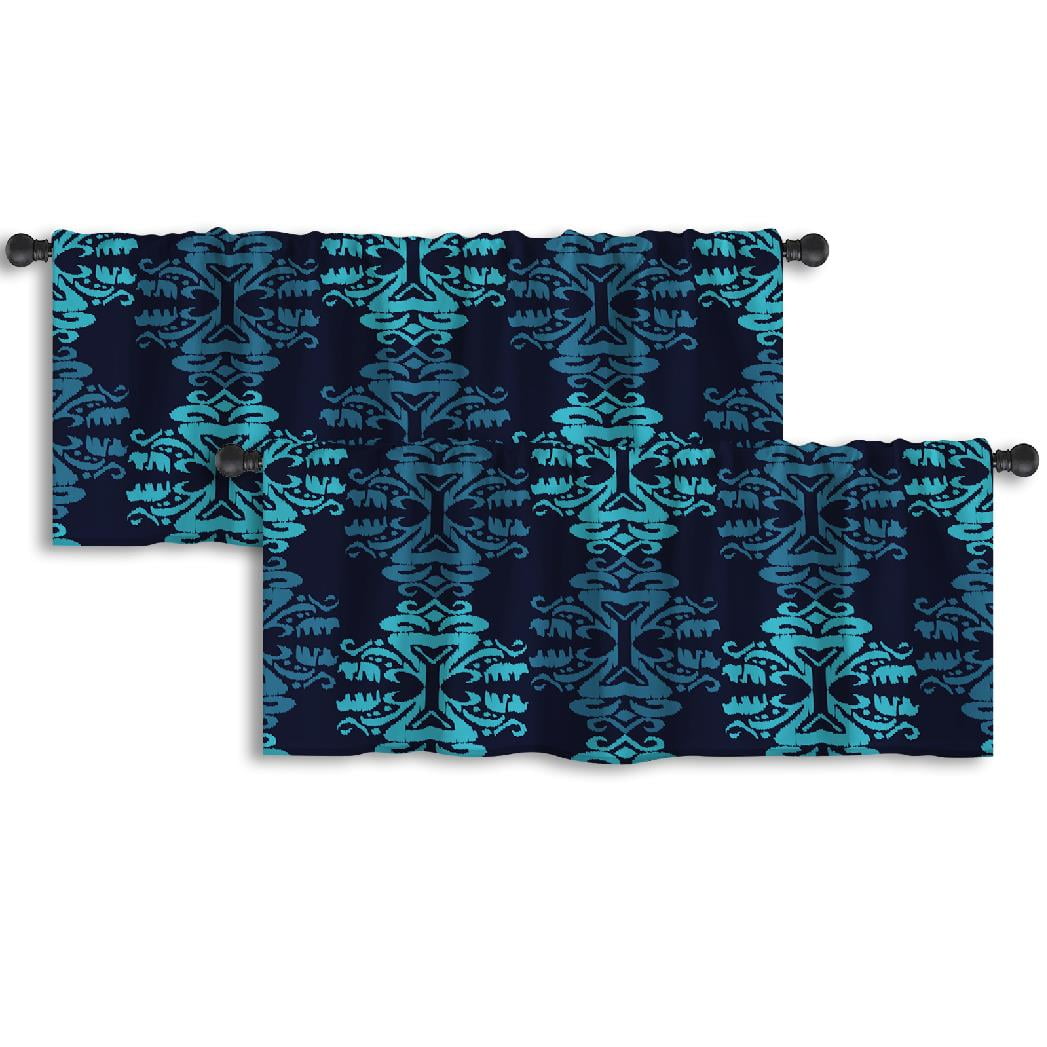LALILO Kitchen Curtain Valance Beautiful Romantic Walkway Tree Rod ...