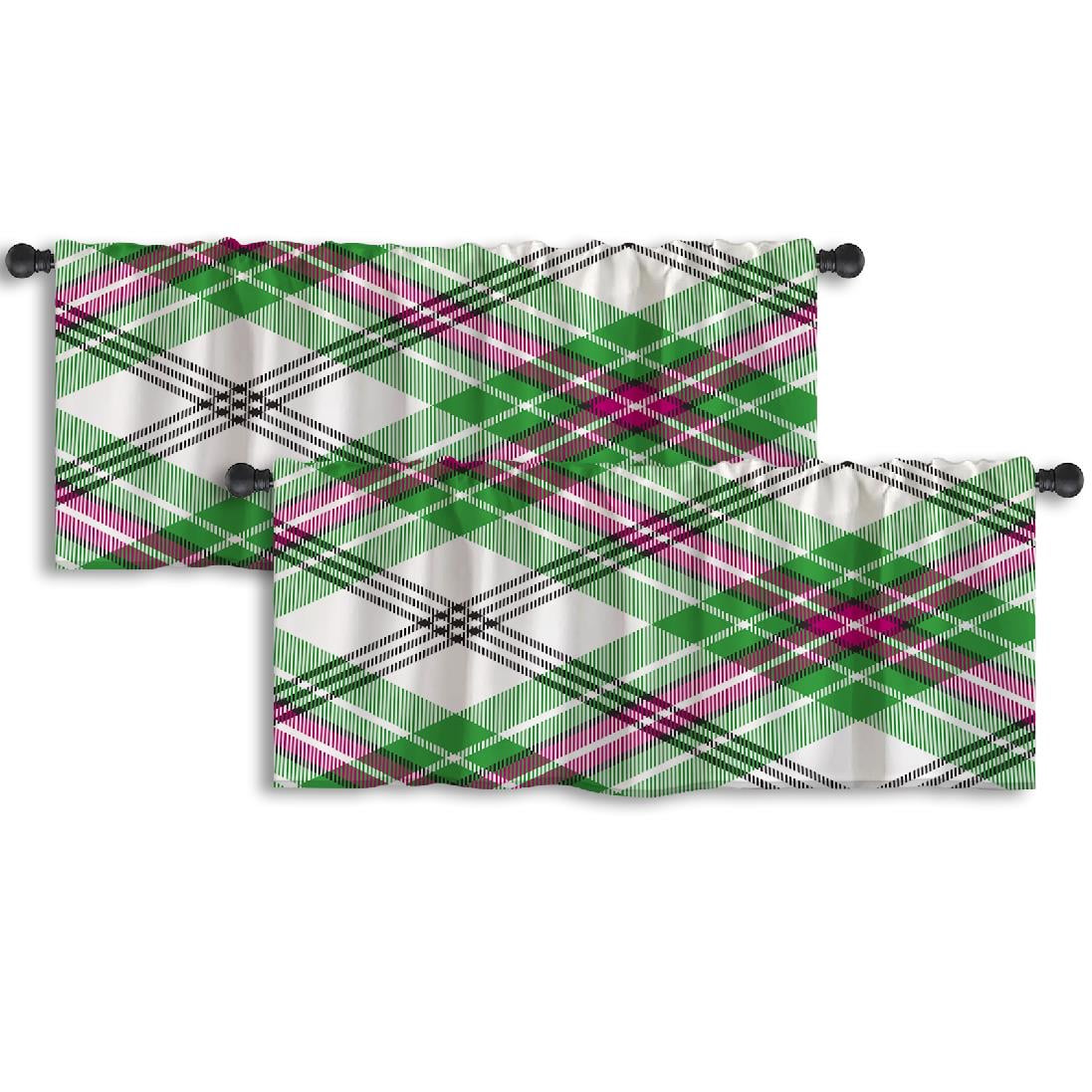 LALILO Kitchen Curtain Valance Beautiful Space Nasa Space Rod Pocket ...