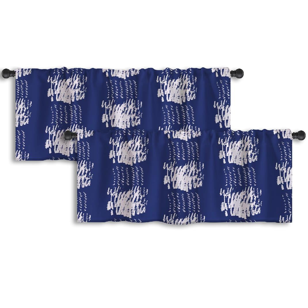 LALILO Kitchen Curtain Valance Beautiful Tradition Japanese Rod Pocket ...