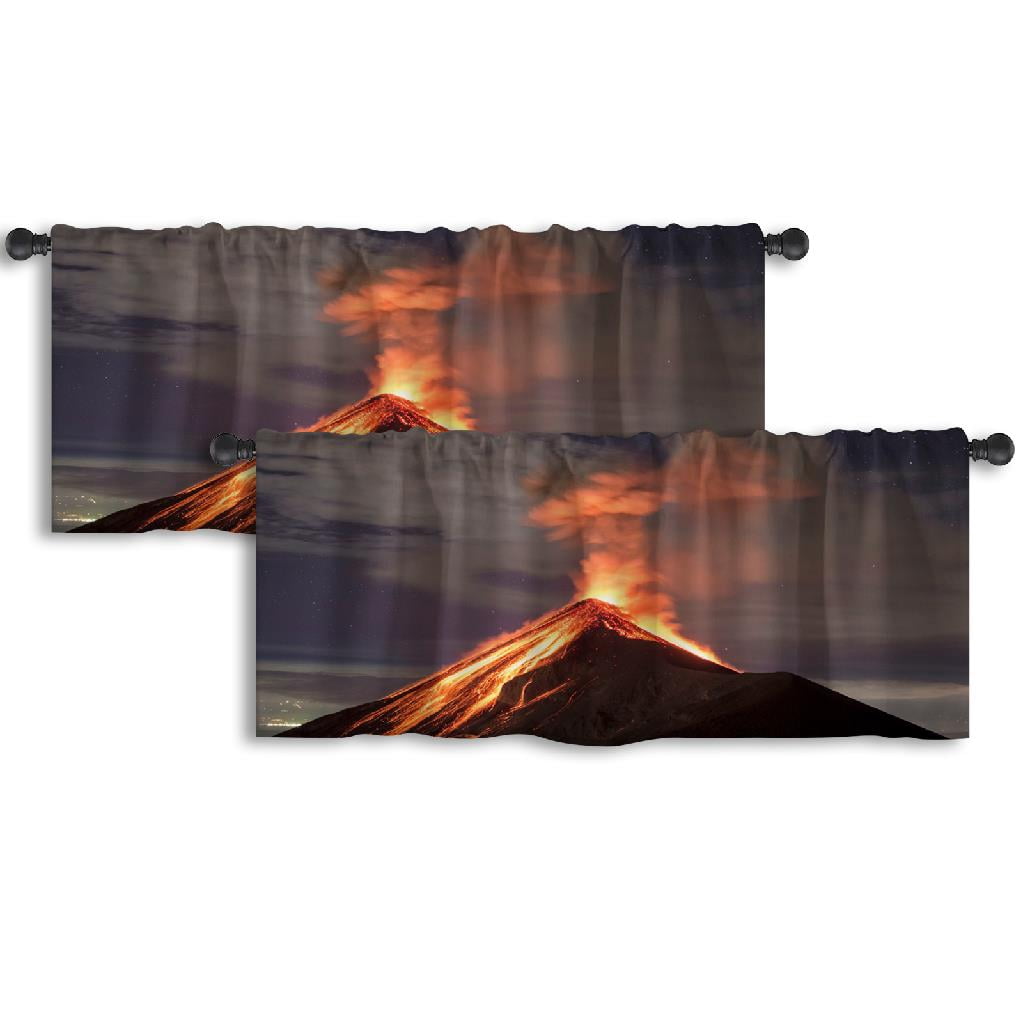 LALILO Kitchen Curtain Valance Business Architecture Asia Rod Pocket ...