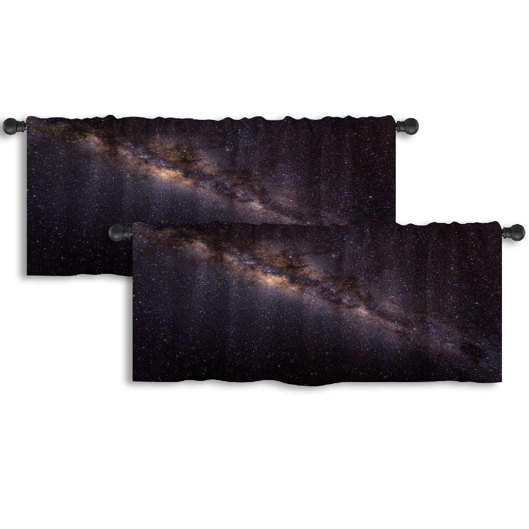 LALILO Kitchen Curtain Valance Doodle Coloring Book Frog Stump Rod ...