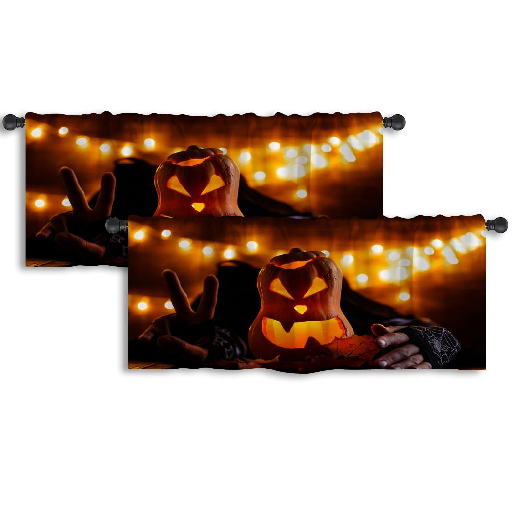 LALILO Kitchen Curtain Valance Nasa Jesus Easter Christ Cross Rod ...