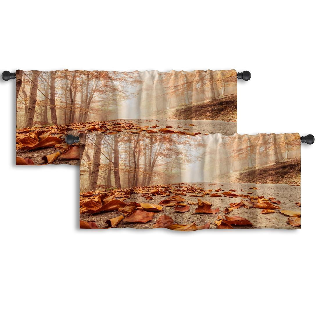 LALILO Kitchen Curtain Valance Old Map Florida America Map Rod Pocket ...