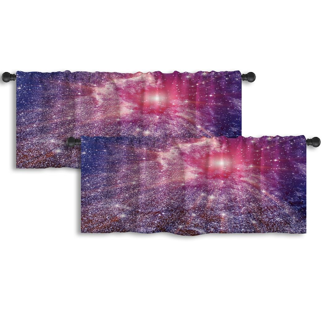 LALILO Kitchen Curtain Valance Retro Radio Color Radio Retro Rod Pocket ...