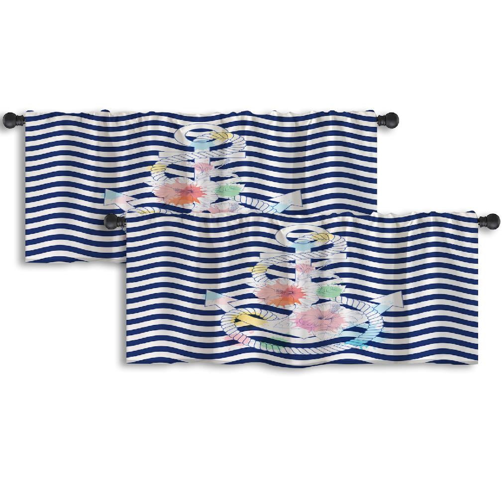 LALILO Kitchen Curtain Valance Sahara Desert Desert Landscape Rod ...