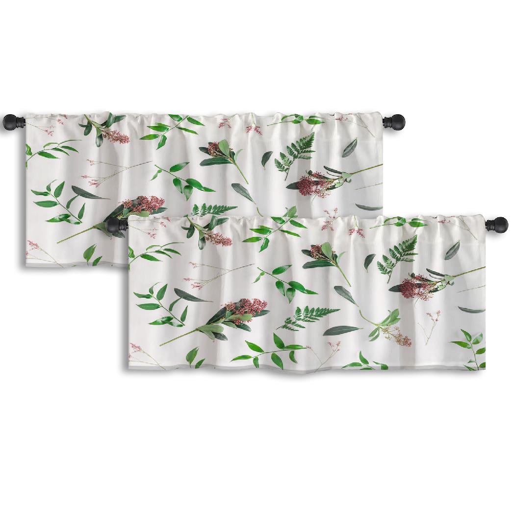 LALILO Kitchen Curtain Valance South Africa Skyline African Rod Pocket ...