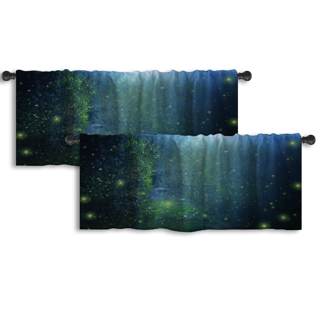 Lalilo Kitchen Curtain Valance With Tribal Aztec Ethnic Aztec Rod