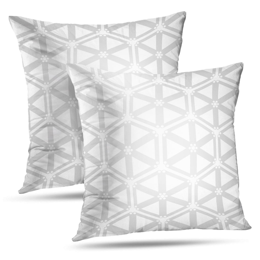LALILO Throw Pillow Covers And Triangles Geometric Art Angle Art Circle ...