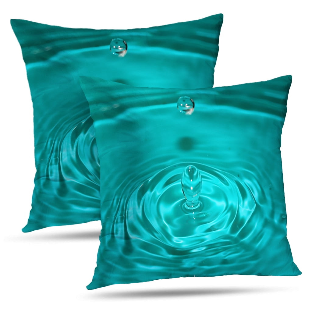 LALILO Throw Pillow Covers Beautiful Fancy Surface Water Drop Liquid ...