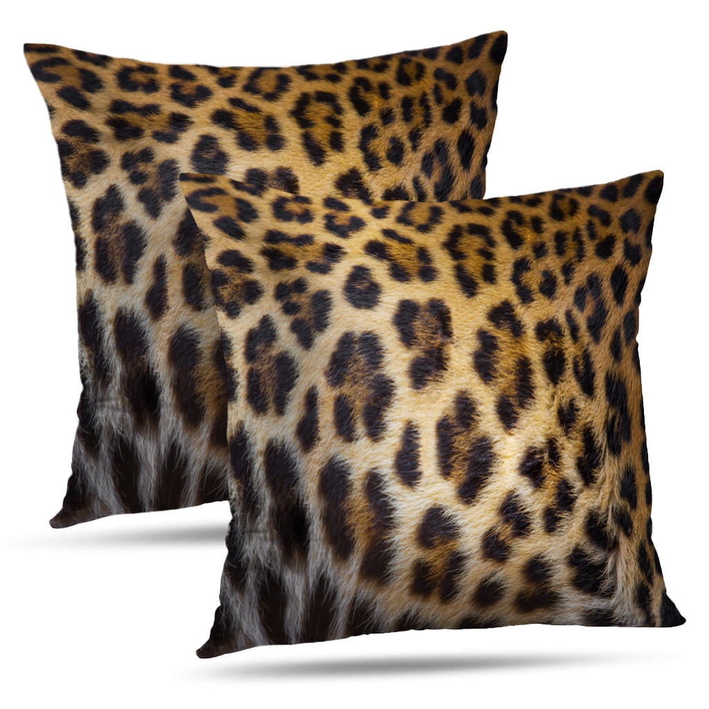 LALILO Throw Pillow Covers Beautiful Leopard Skin Leopard Africa Animal ...