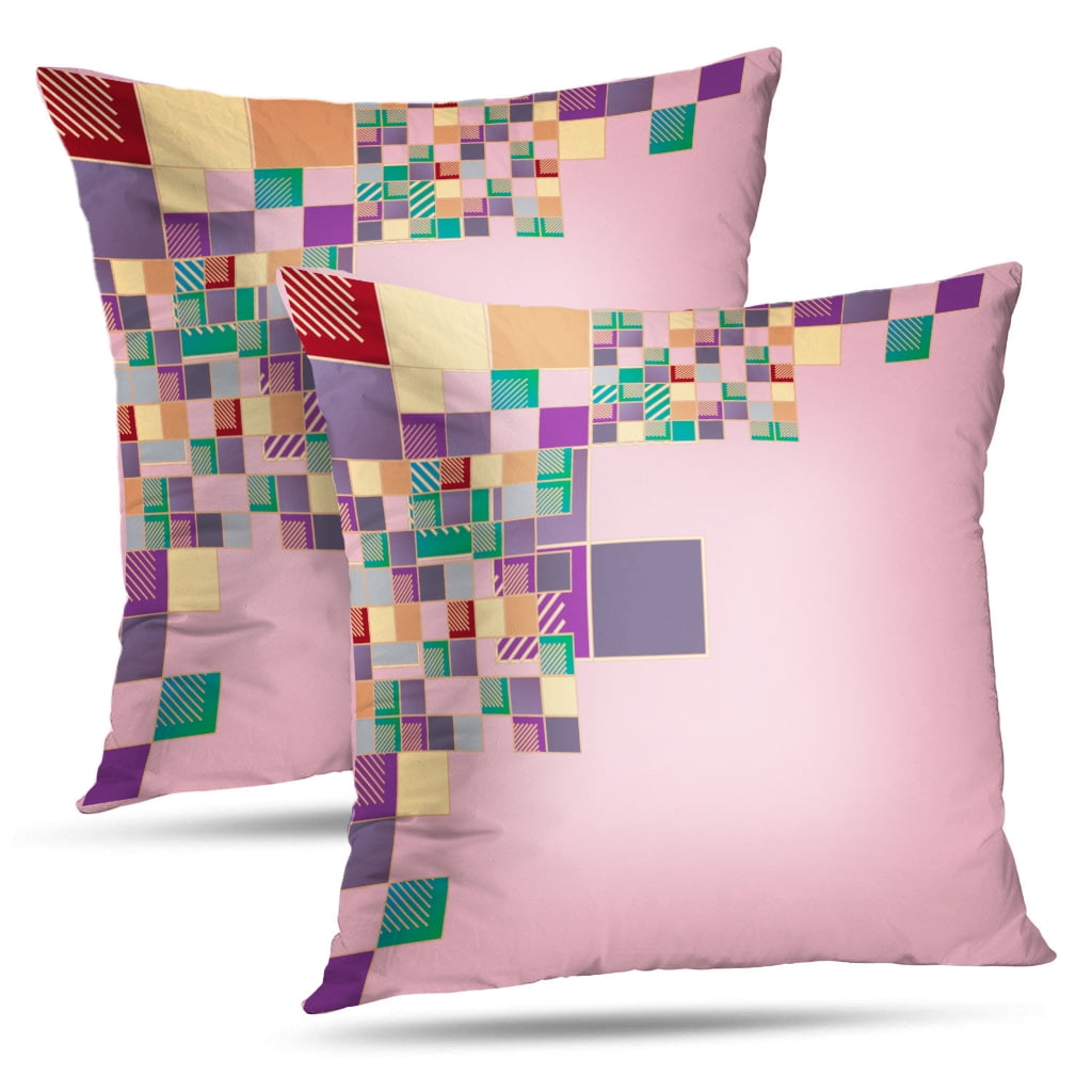 LALILO Throw Pillow Covers Colorful Decorative Backdrop Can Surface ...