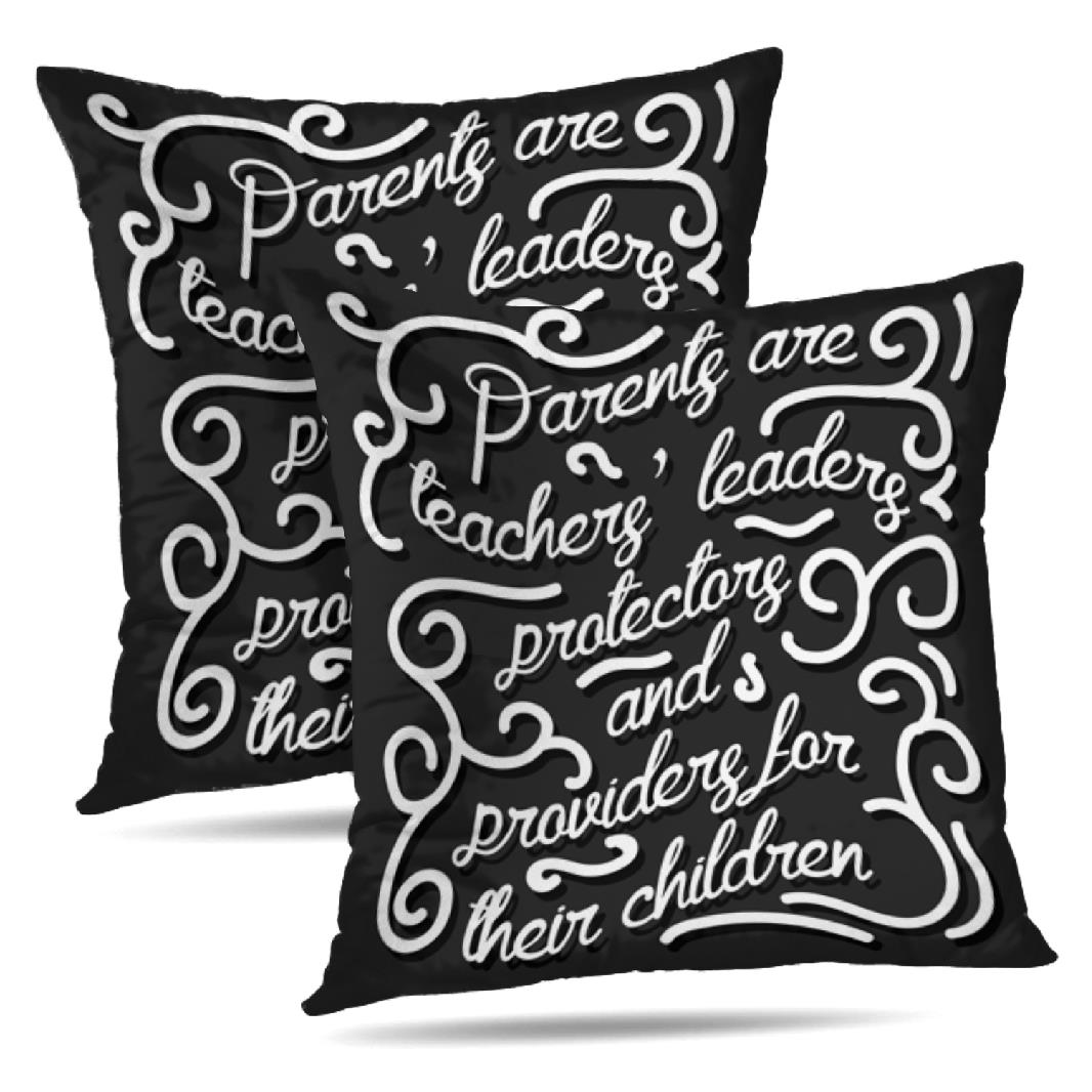 LALILO Throw Pillow Covers Family Inspirational Quotes Quote Cushion ...