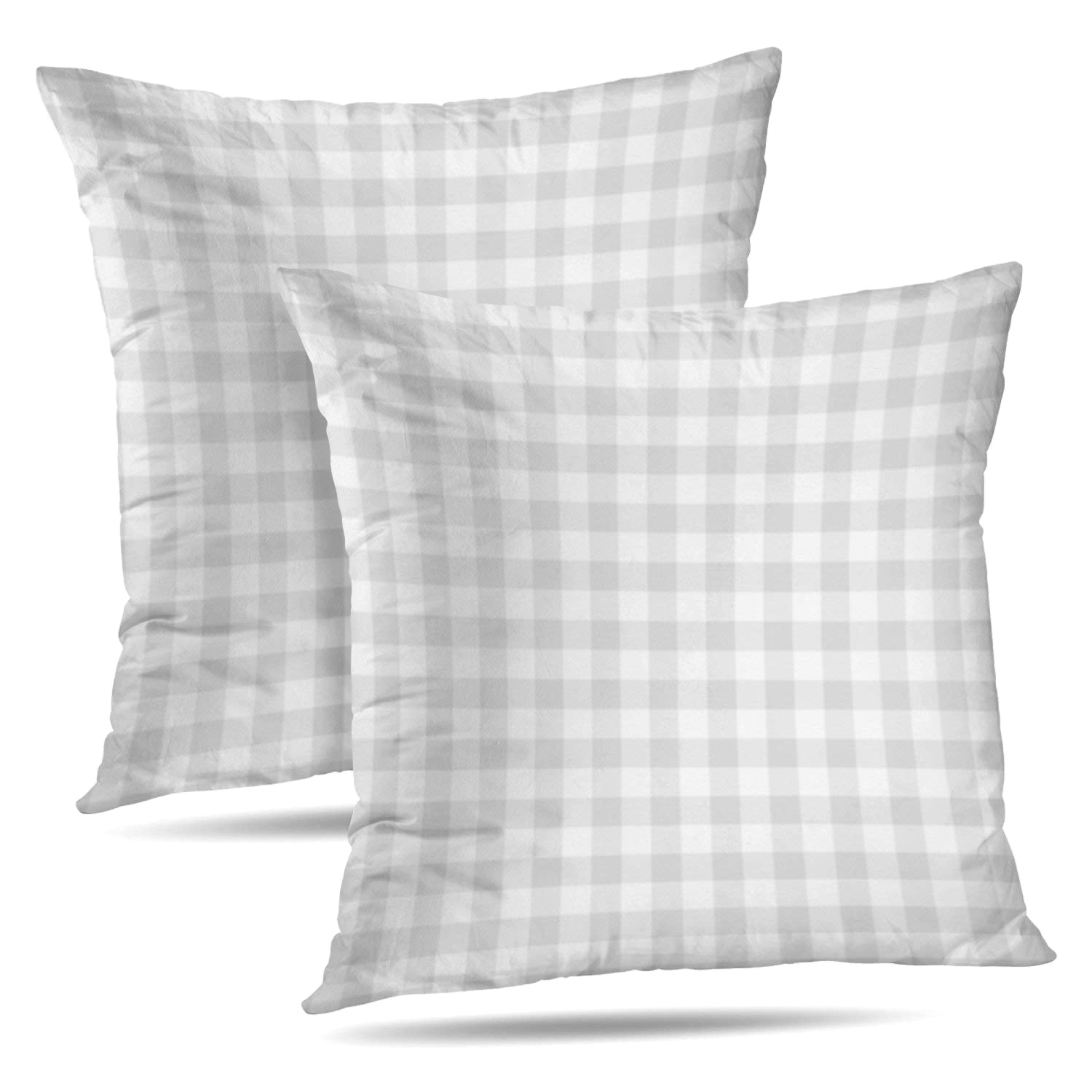 LALILO Throw Pillow Covers Gingham Check Checkered Country Farm Cushion ...