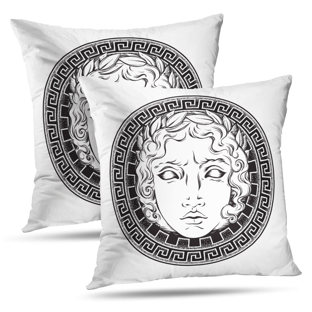 LALILO Throw Pillow Covers Greek And God Antique Art Greek Aged Ancient ...
