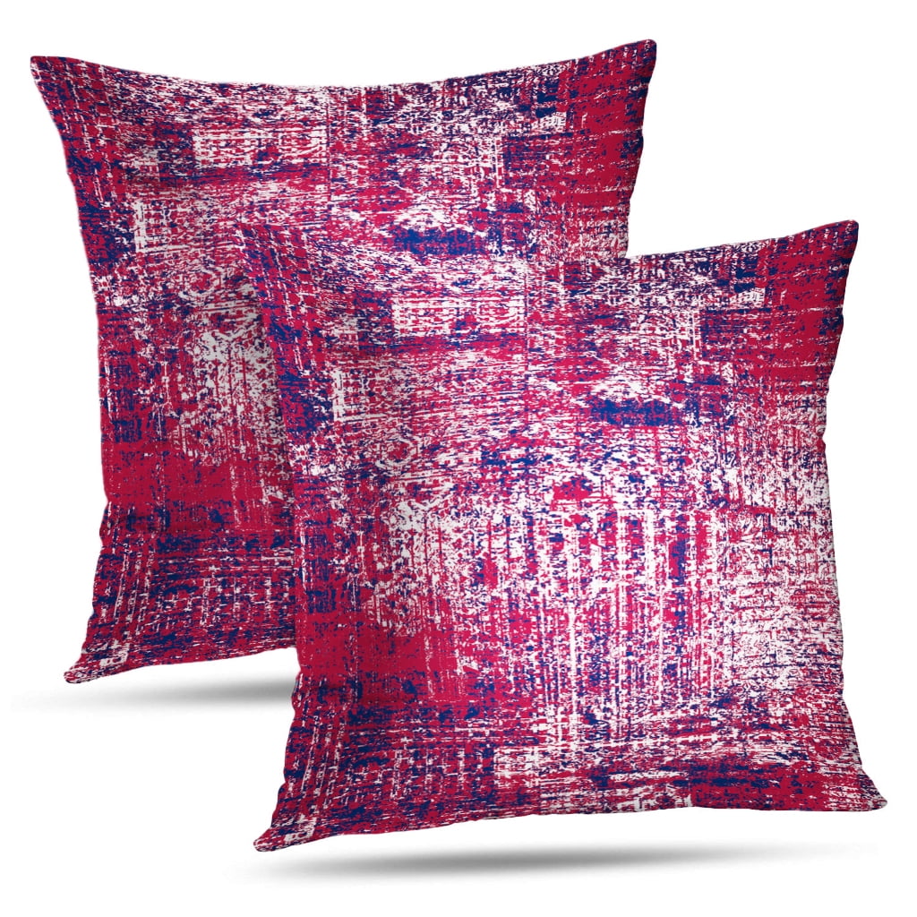 LALILO Throw Pillow Covers Grunge Art Grunge And Vintage Border Frame ...